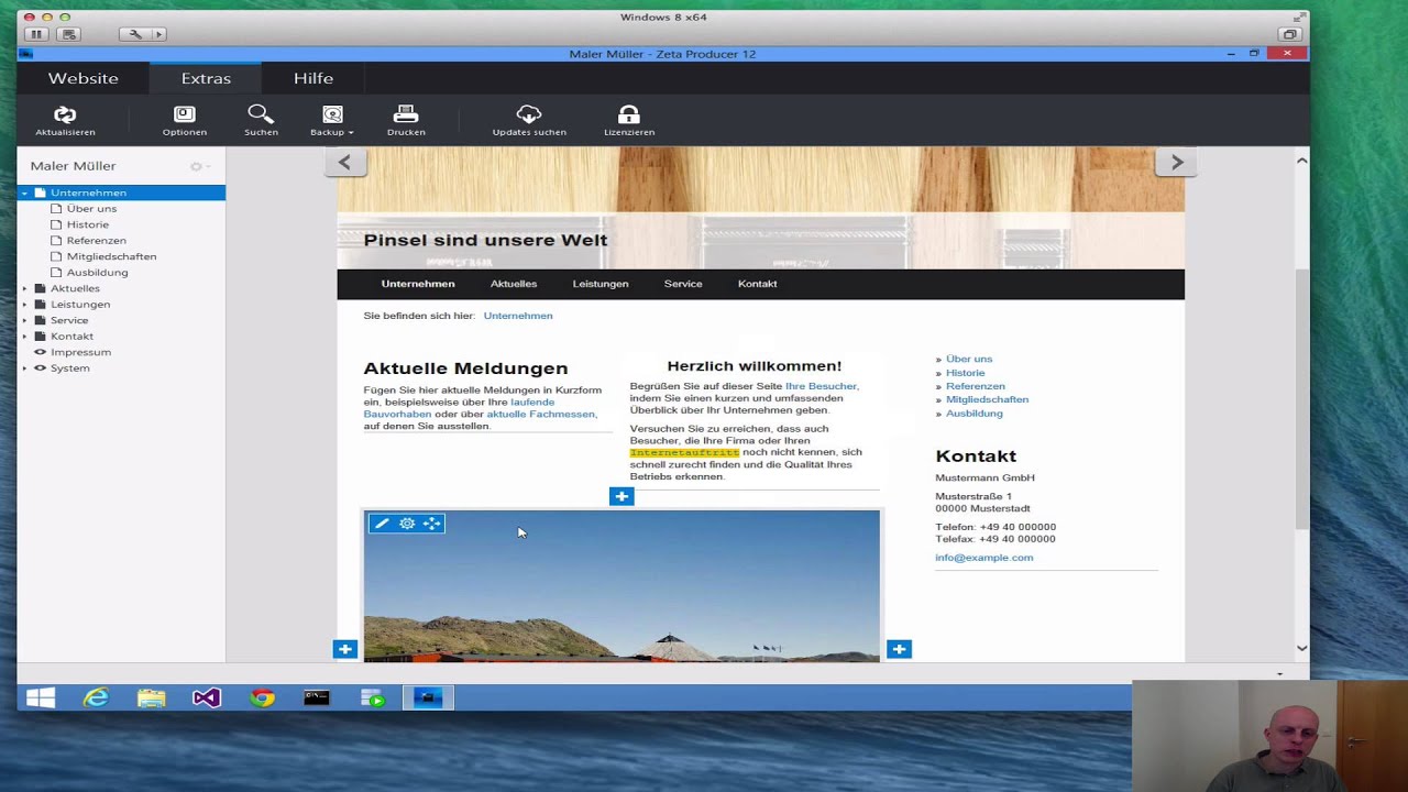 Anleitung Homepage Selber Erstellen Mit Professionellem Desktop Cms