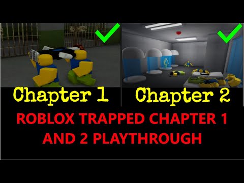 Escaping The Prison Roblox Trapped Chapter 1 And 2 Playthrough Youtube