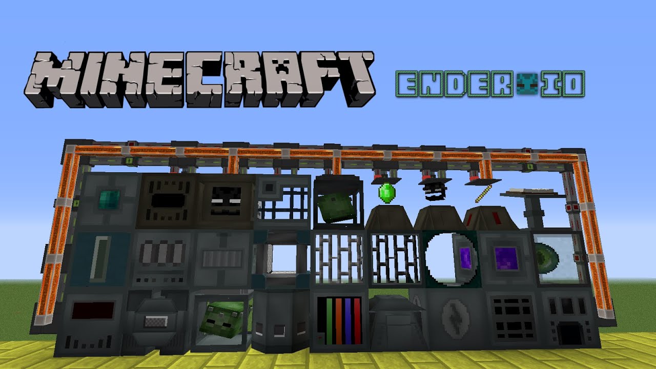 Minecraft Mod Ender Io German Youtube