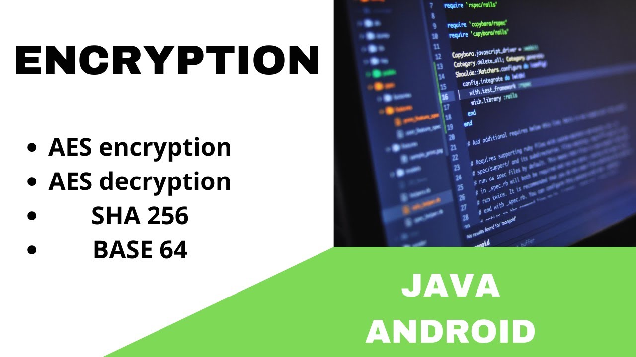 Android Data Encryption Tutorial In Java Aes Encryption Decryption
