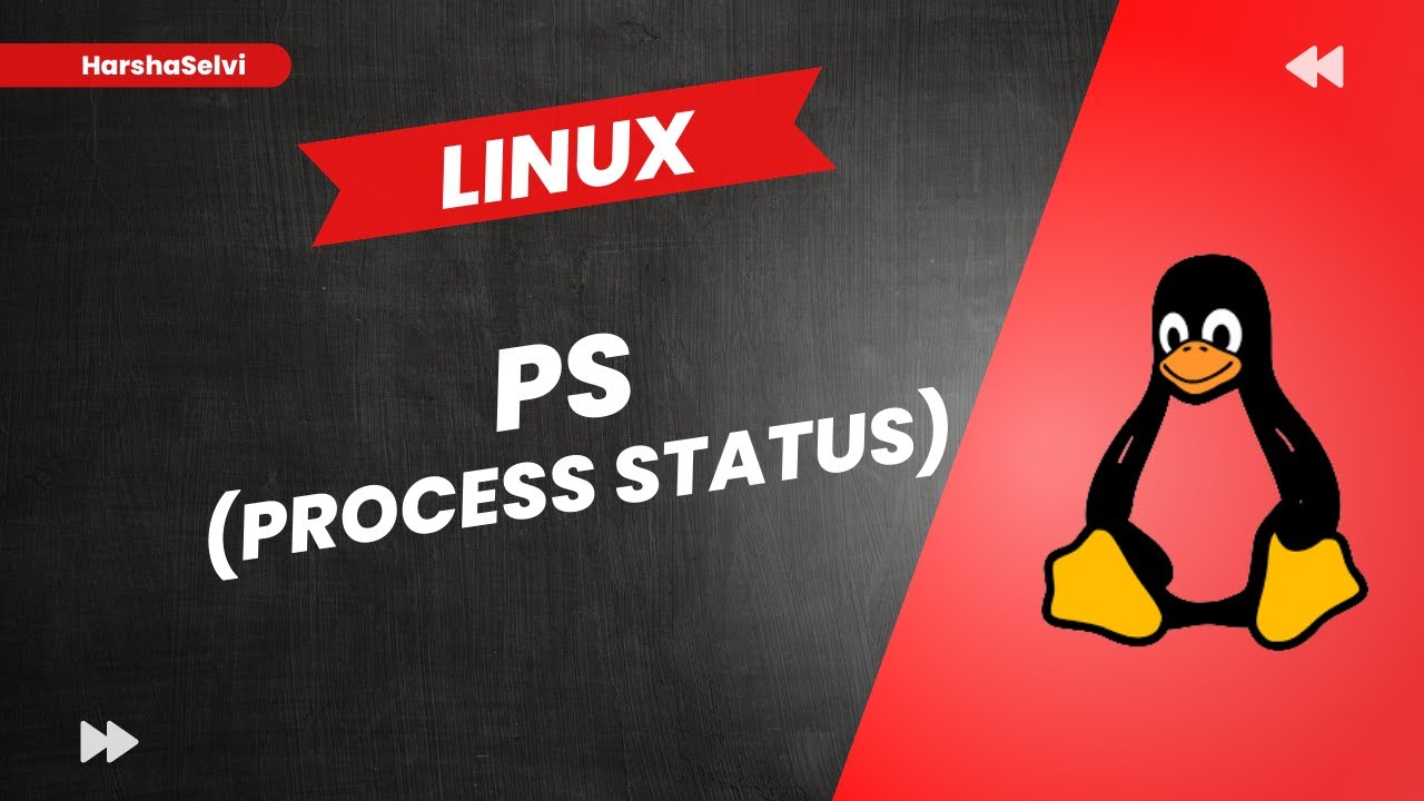 Linux Ps Process Status Tamil Harshaselvi Youtube