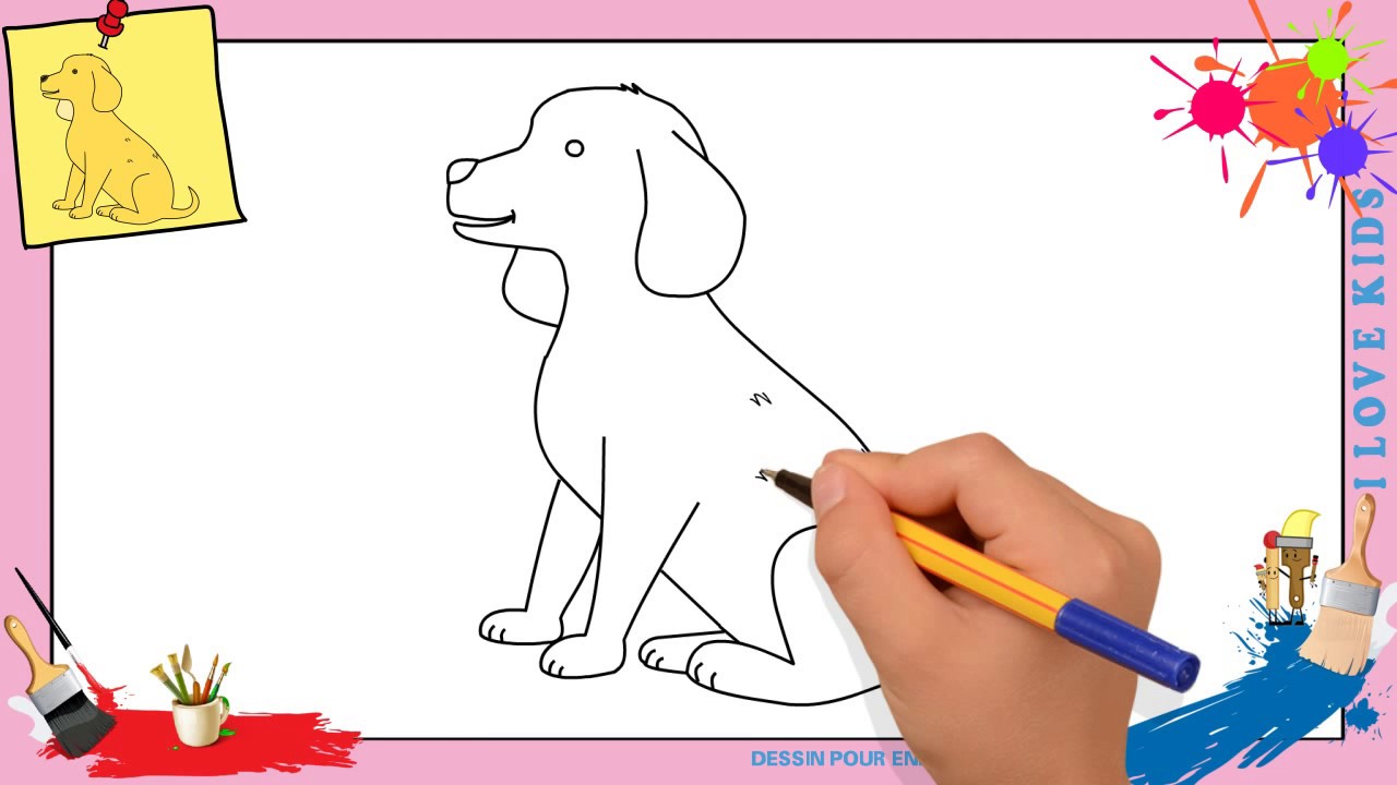 Dessin Chien 3 Comment Dessiner Un Chien Facilement Etape Par Etape
