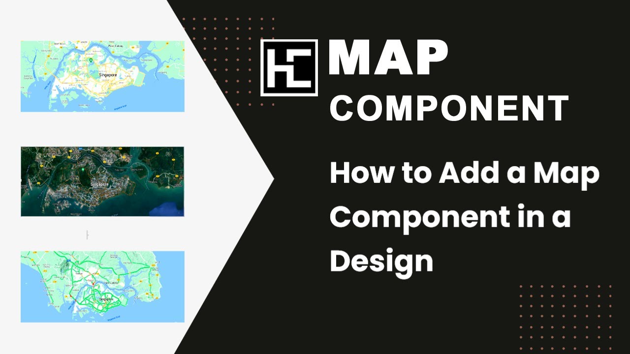 How To Add A Map Component In A Design Youtube