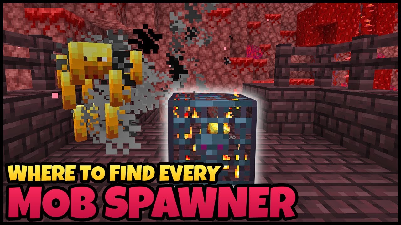 Where To Find Every Mob Spawner In Minecraft Youtube