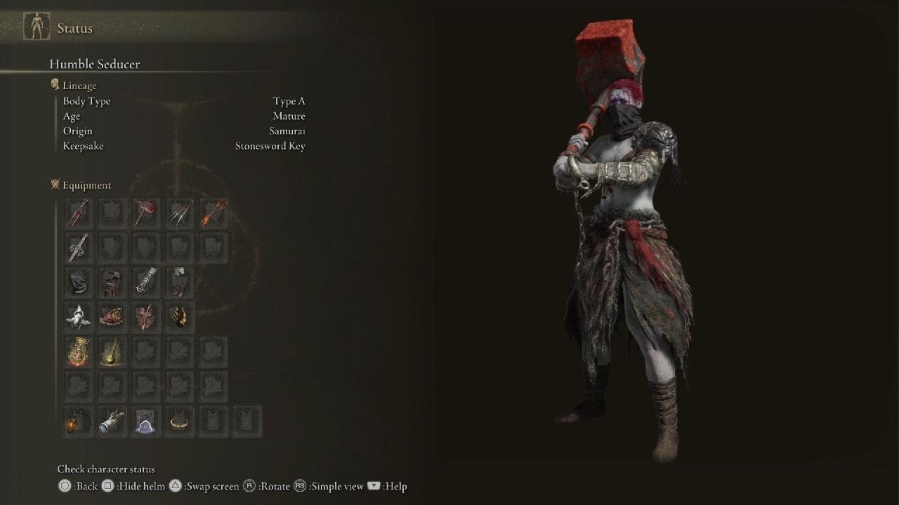 Elden Ring Outfit 184 Meat Smasher Abuto Youtube