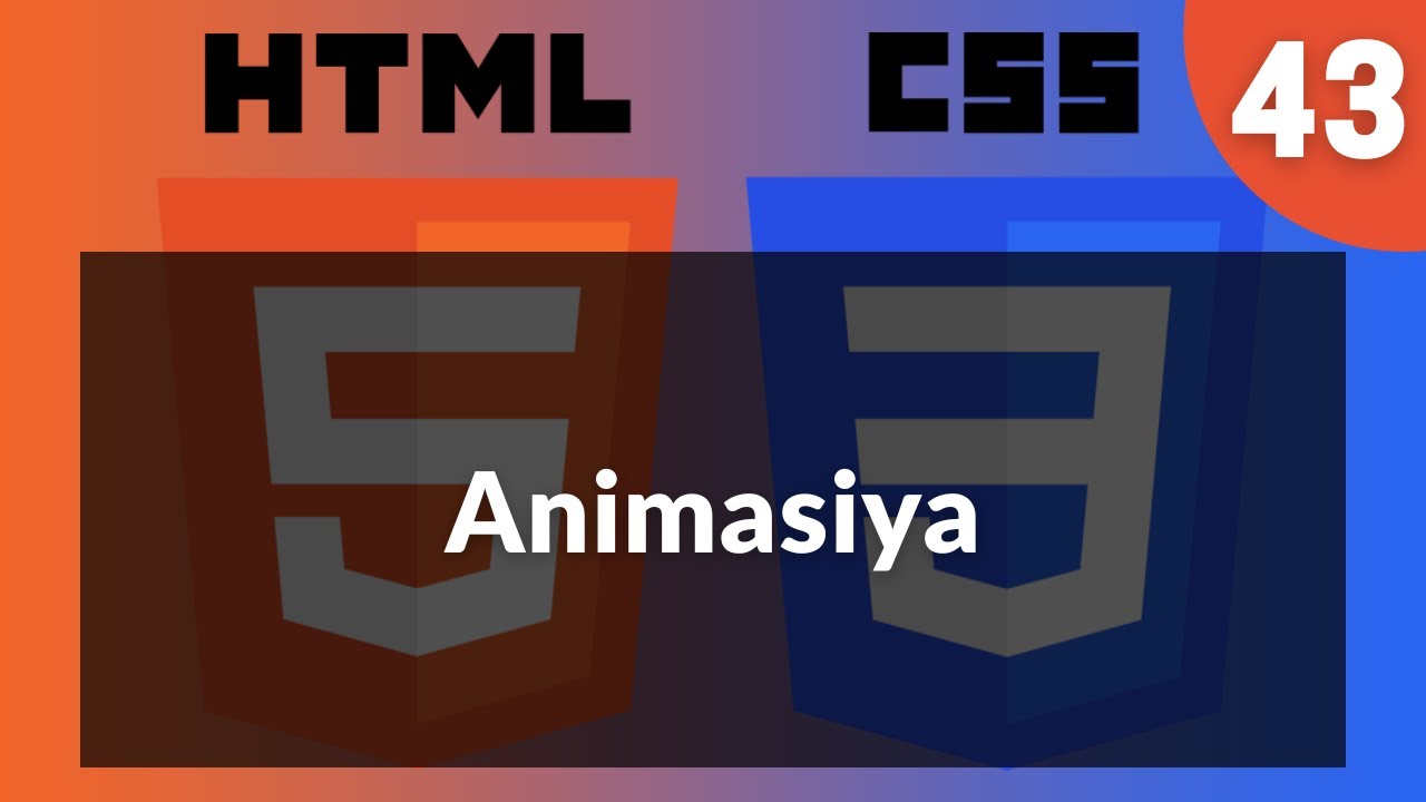 Html Css 43 Animation Youtube