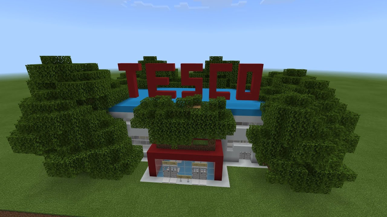 I Made Tesco In Minecraft Youtube