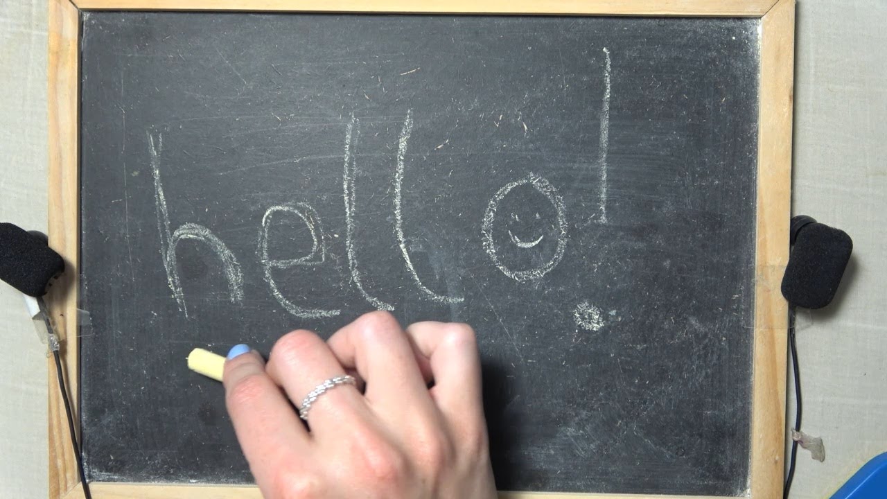 Relaxing Chalk Drawing No Talking Asmr Youtube