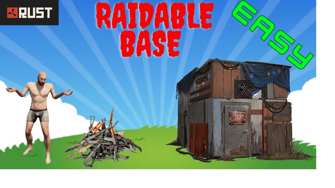 Rust Raidable Bases Easy Youtube