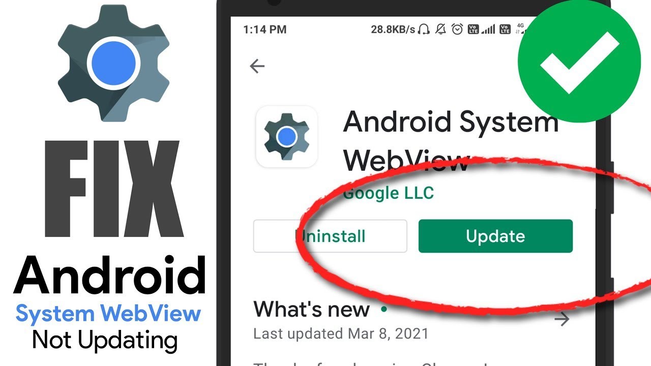 How To Update Android System Webview Android System Webview Update