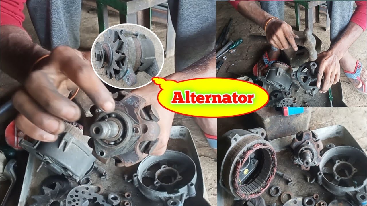 How To Change Alternator Bearing Alternator Repair Dynomo Repair