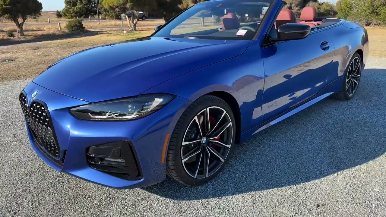 Tour The 2023 430i Convertible In Portimao Blue With Mpe 4k Youtube