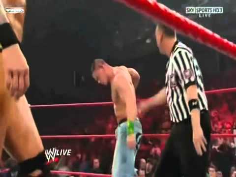 John Cena Gets A Boner Looking At Randy Orton Youtube