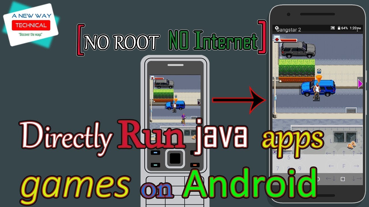 Directly Run Java Apps On Android Without Root Or Without Internet