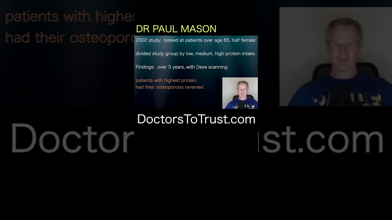 Dr Paul Mason Study Shows How Critical Protein Is To Restore Bone