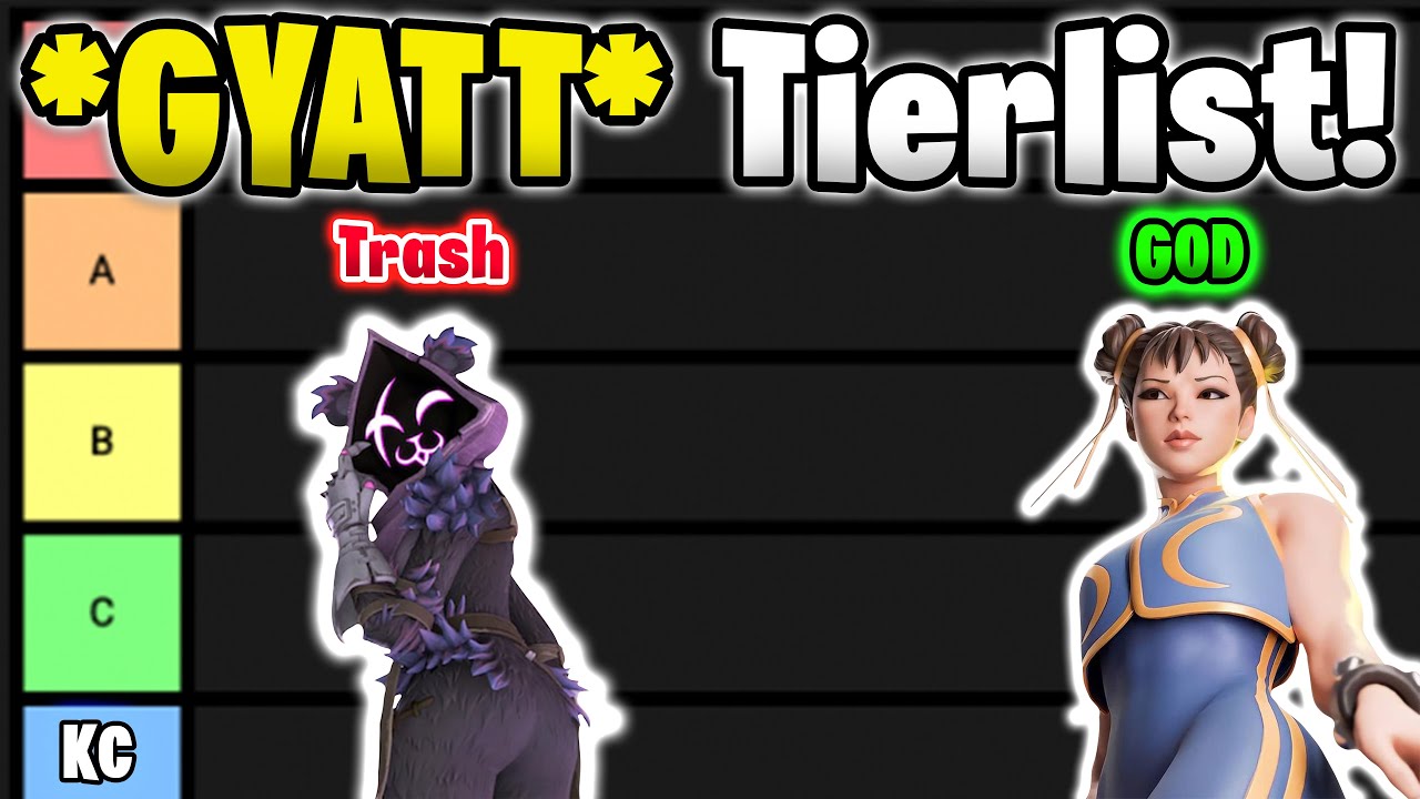 I Ranked Every Fortnite Gyatt Must Watch Youtube