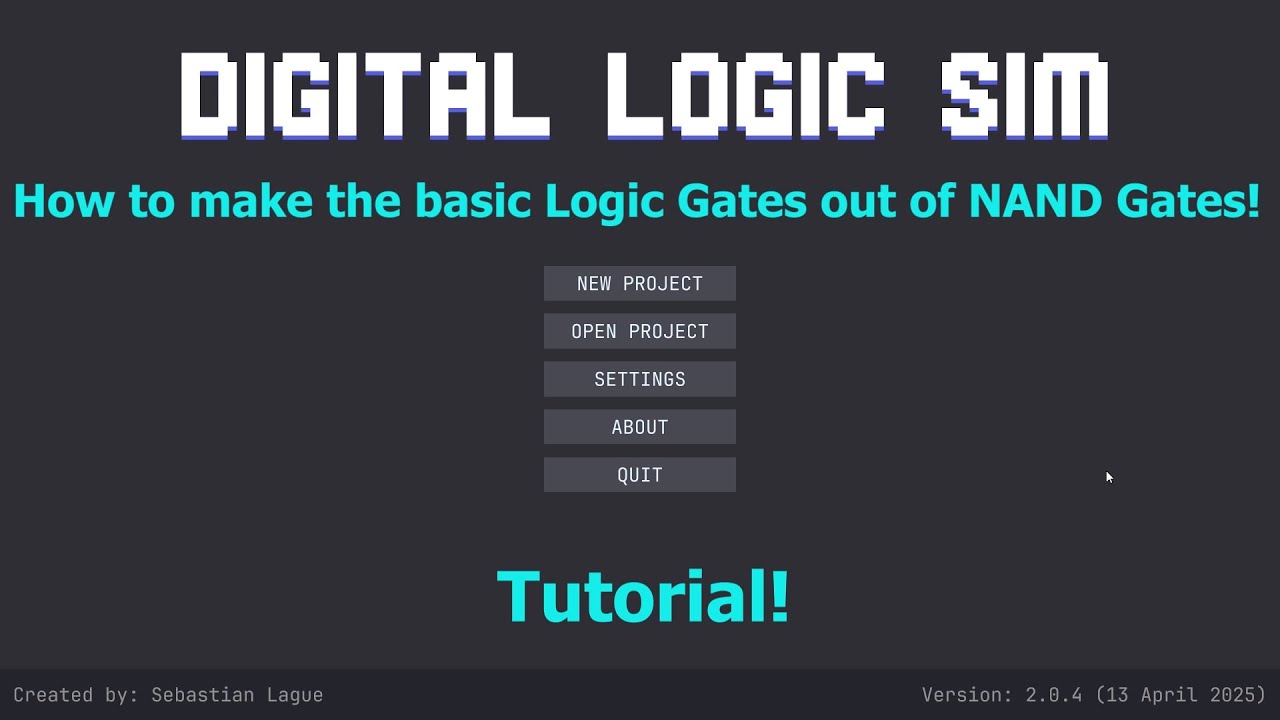 Digital Logic Sim Building Basic Logic Gates Youtube
