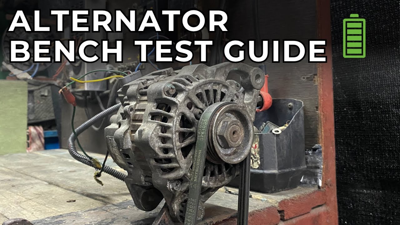 How To Bench Test An Alternator Working Vs Defective Comparison Youtube