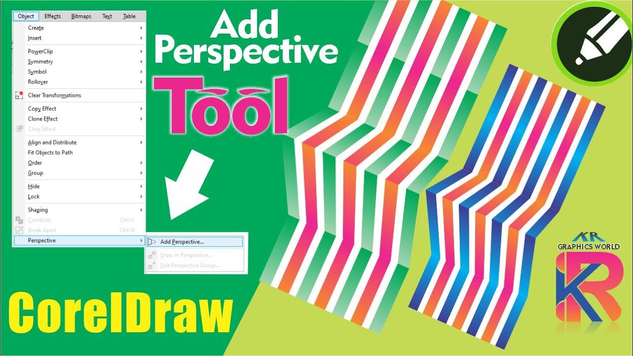 Perspective Tool In Coreldraw For Beginners 9 Tutorial 2024 Kr