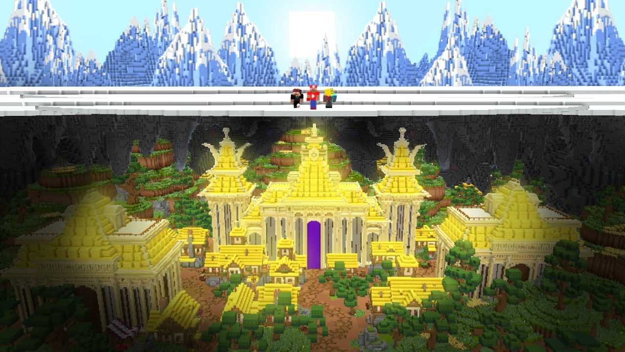 I Built A Secret Minecraft Civilization Youtube
