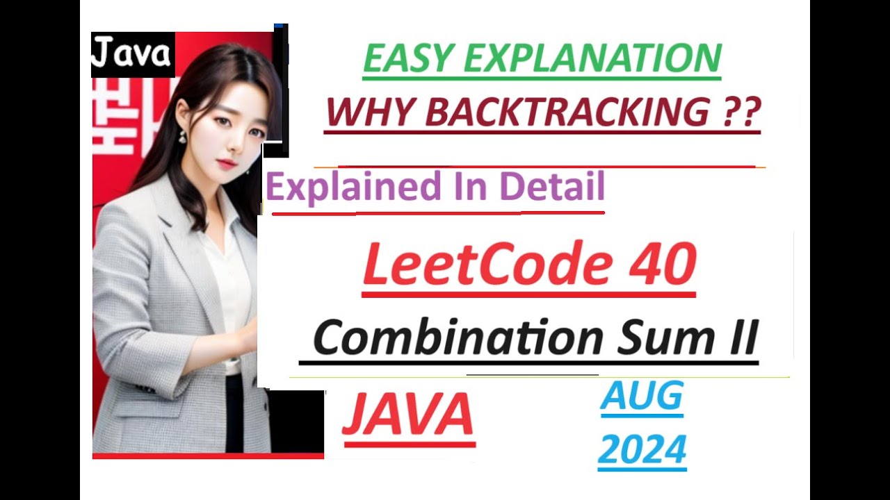 Combination Sum Ii Leetcode 40 Backtracking Java Code Developer
