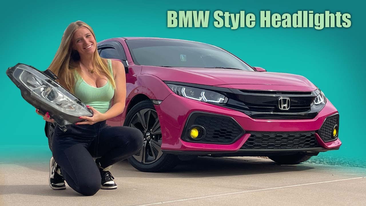 Upgrading My Civic Headlights Full Installation Overview Youtube