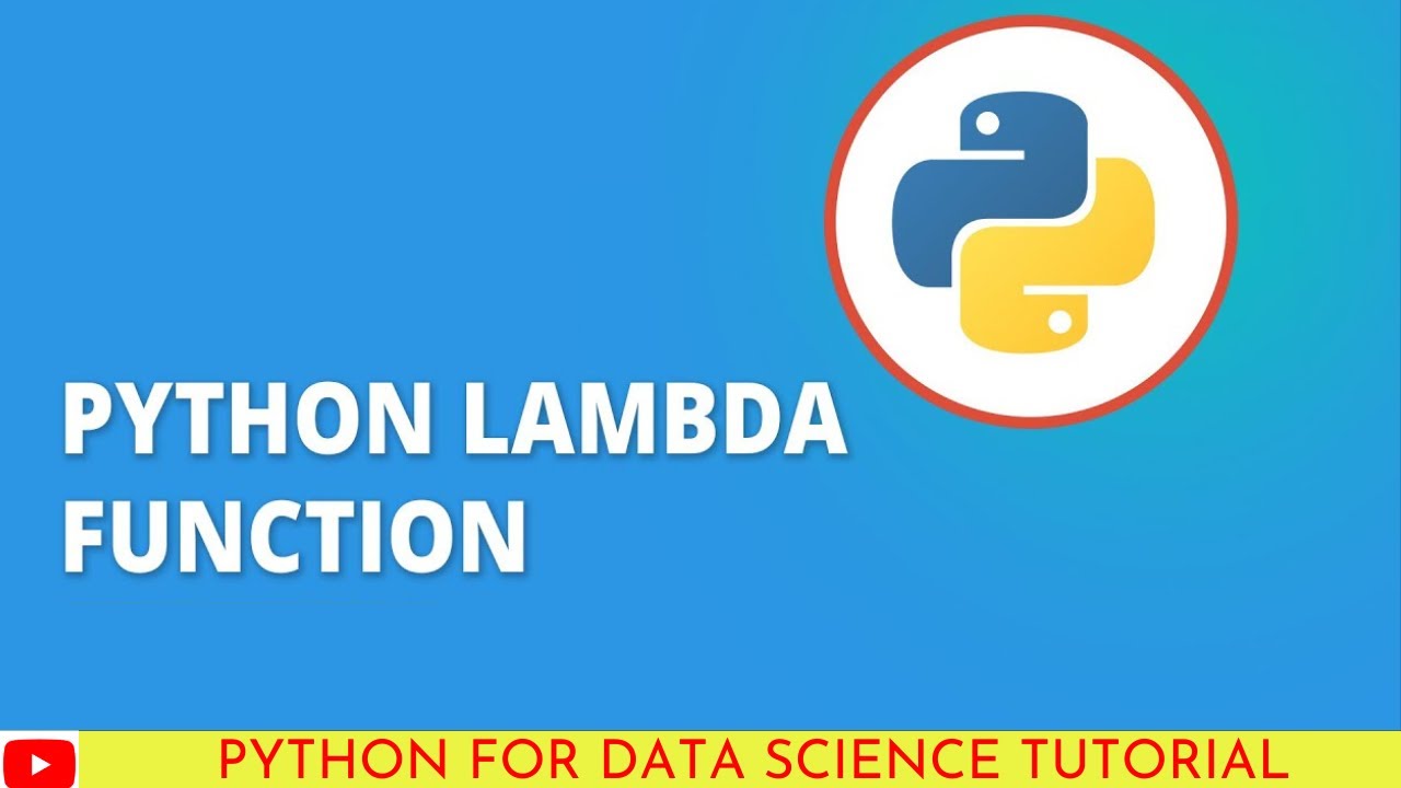 Python Lambda Function Python Tutorial Youtube