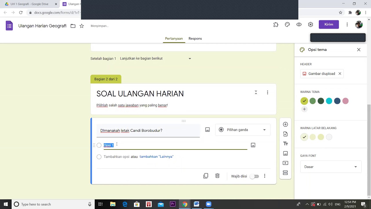 Tutorial Penggunaan Google Form Youtube