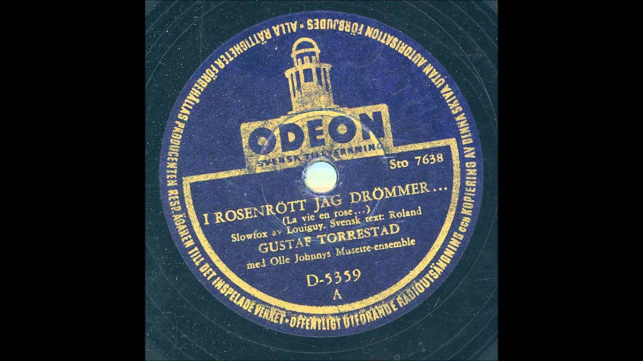 Gustaf Torrestad I Rosenrött Jag Drömmer Chords Chordify