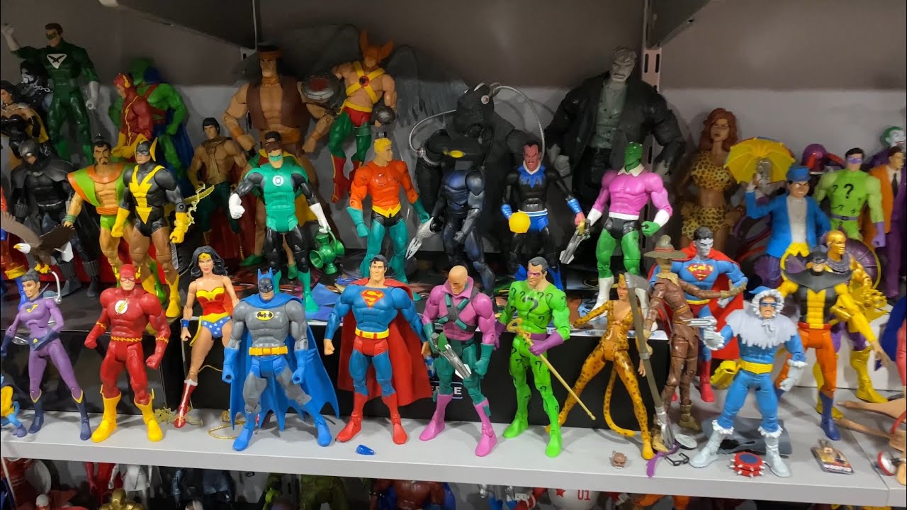 Dc Universe Classics Collection Display Walkthrough Youtube