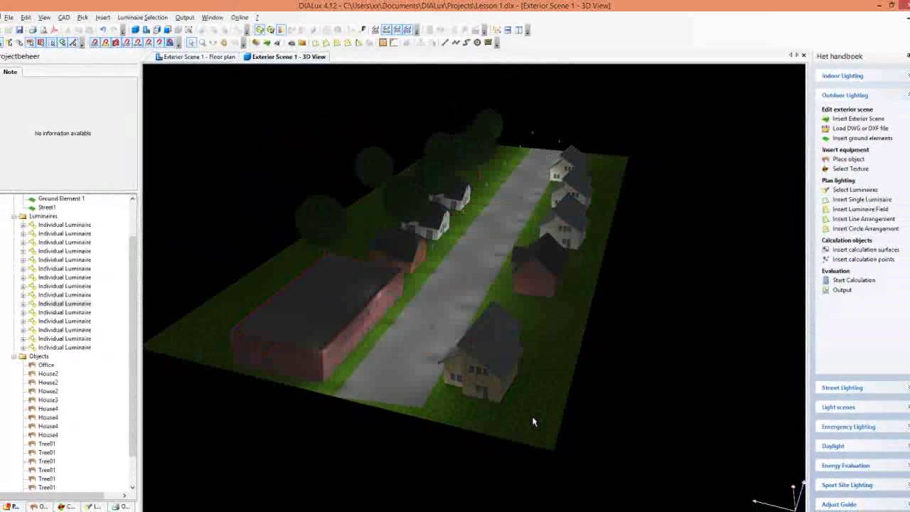 Dialux Lighting Calculation Shelly Lighting