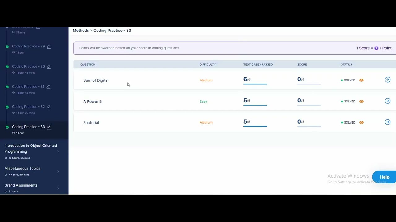 Coding Practice 33 Java Fundamentals Qa Automation Testing Nxtwave