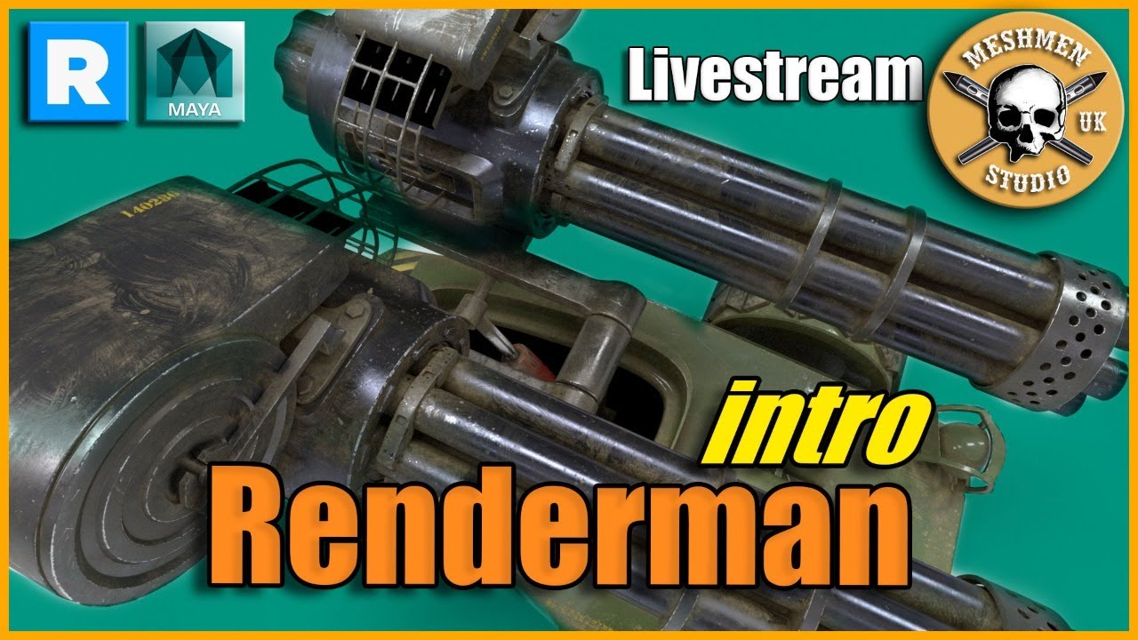 Renderman Introduction Livestream Youtube