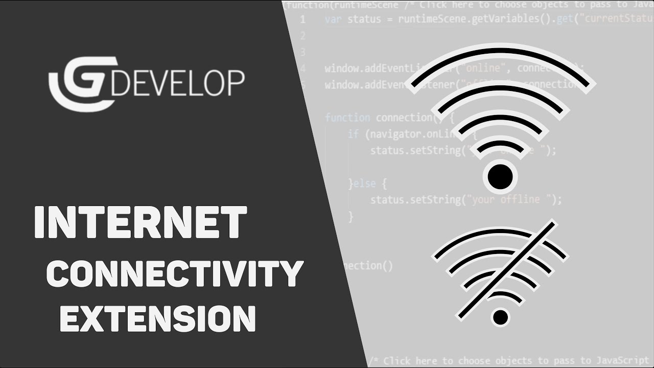 Internet Connectivity Extension Gdevelop 5 Youtube