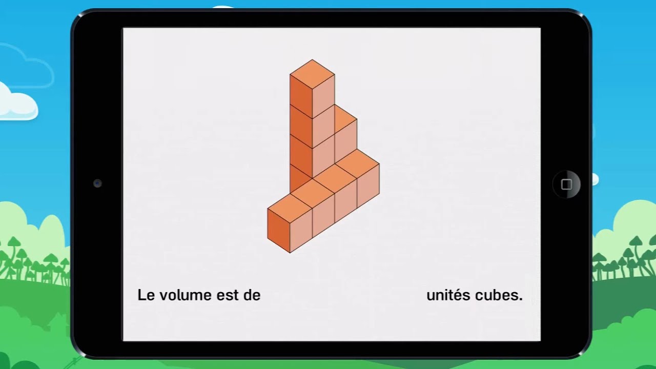 Vidéo 2 Calcule Le Volume Des Solides En Unités Cubes Exemple 2 Youtube