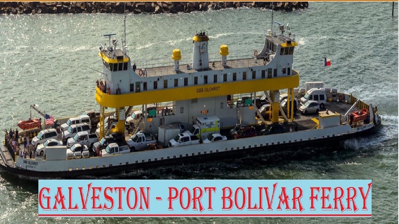 Galveston Port Bolivar Ferry Youtube