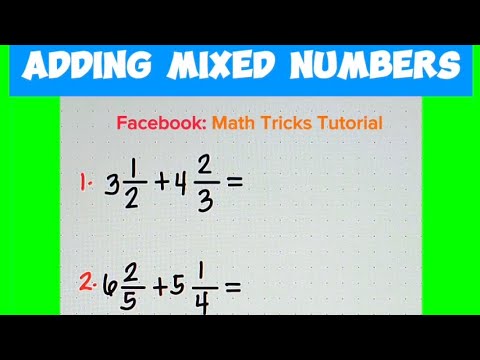 Mixed Fractions Hacks Mathtrickstutorialvideos Youtube