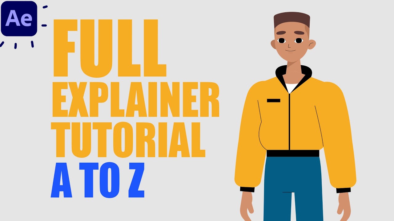 Full 2d Explainer Animation In After Effects Tutorials Live30 Youtube
