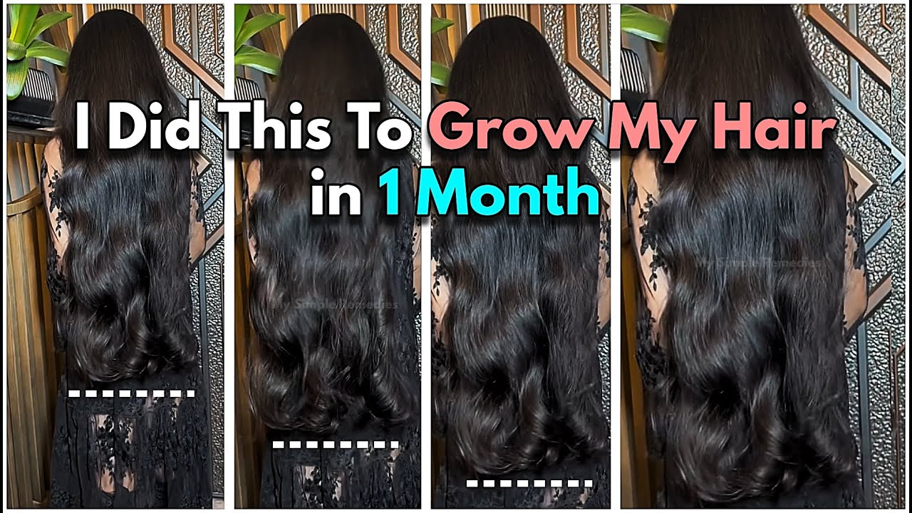 How To Grow Your Hair 3 Inches In 1 Month Worked For Me 100