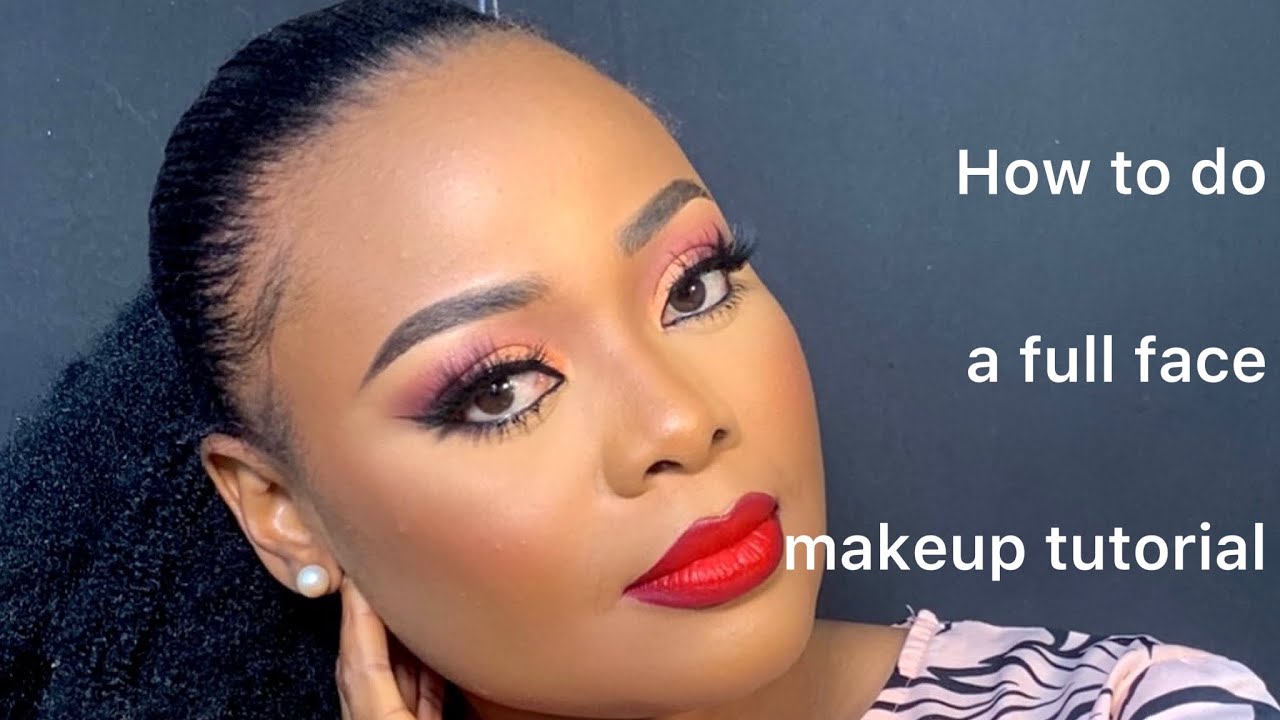 How To Do A Full Face Makeup Tutorial Beginnerfriendly Youtube