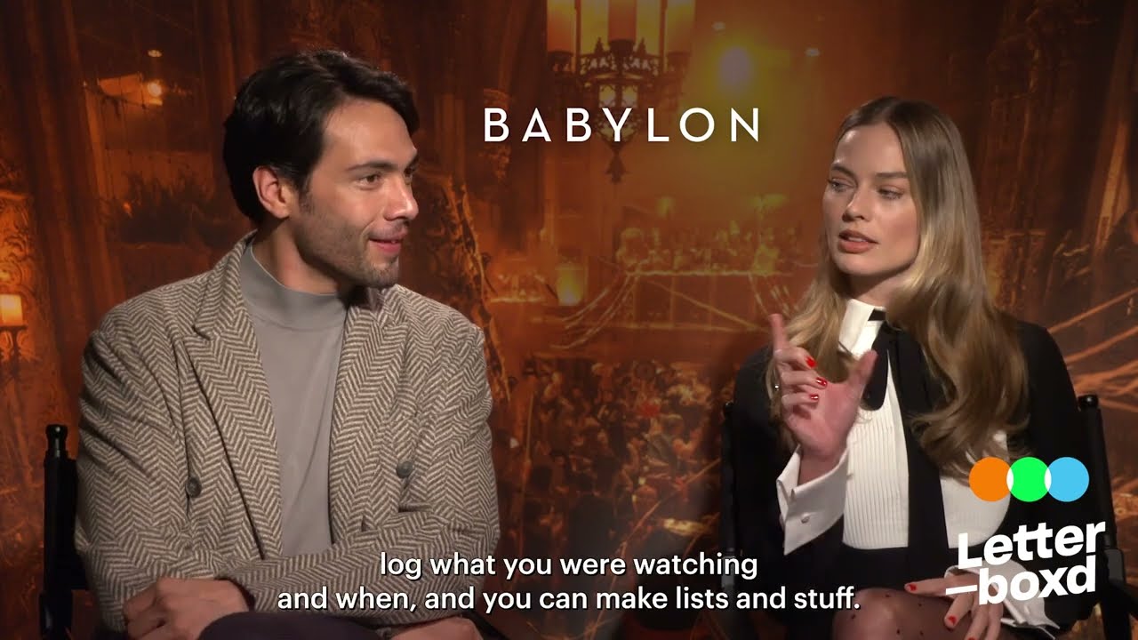 Interview Margot Robbie And Diego Calva Babylon Youtube
