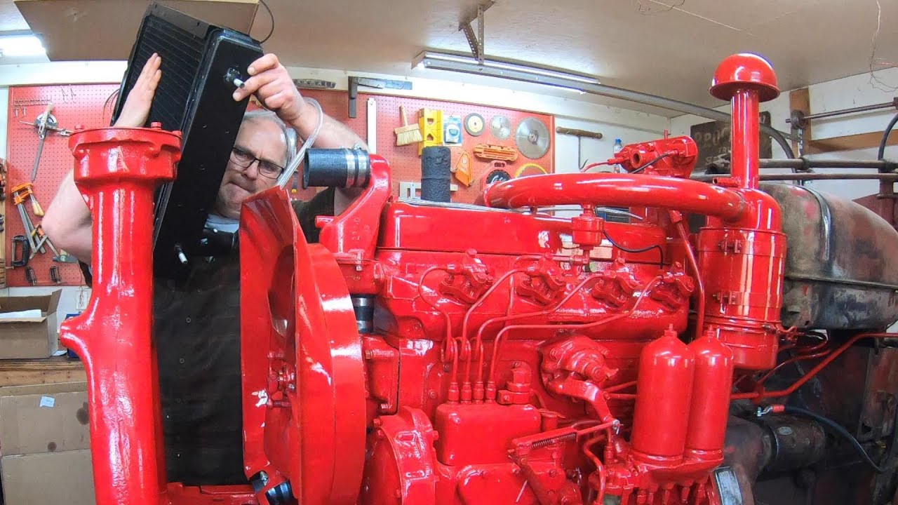 Installing The Farmall Md Radiator Order Is Everything Youtube