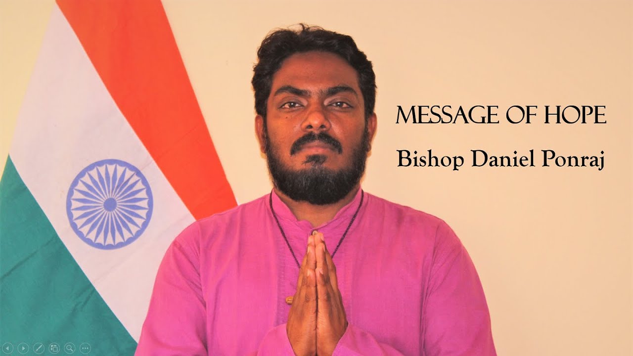 Message Of Hope By Bishop Daniel Ponraj In English Youtube
