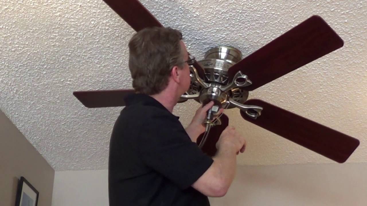 How To Remove A Ceiling Fan Direct Connect Youtube