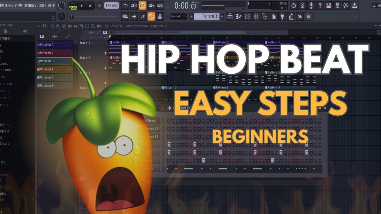 Easy Hip Hop Beat Tutorial In Fl Studio For Beginners Youtube