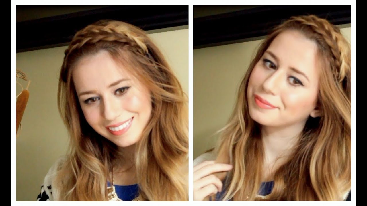 Hairstyle Tutorial Crown Headband Braid Youtube