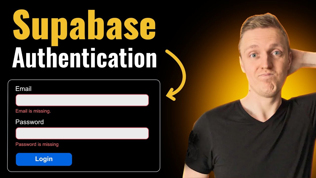 Supabase Authentication Complete Authentication Setup Guide Youtube