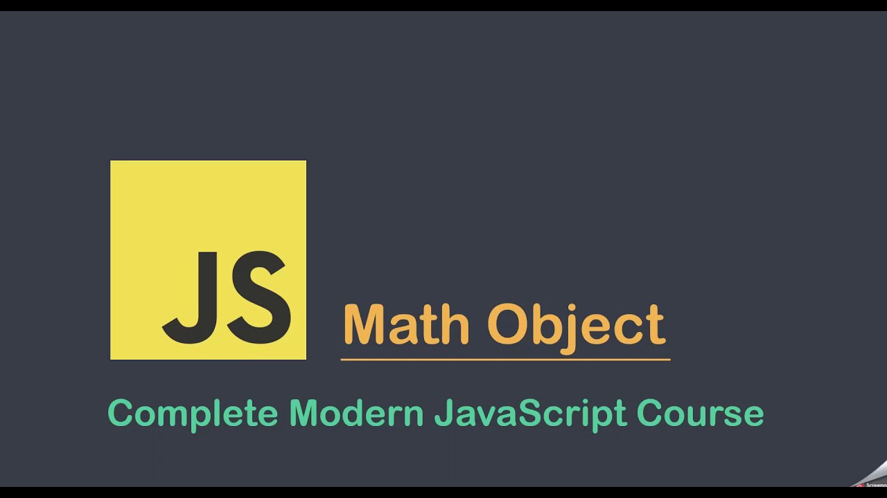 Javascript Math Object Youtube