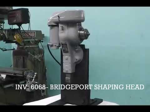 Bridgeport Milling Machine Shaping Head Attachment Youtube
