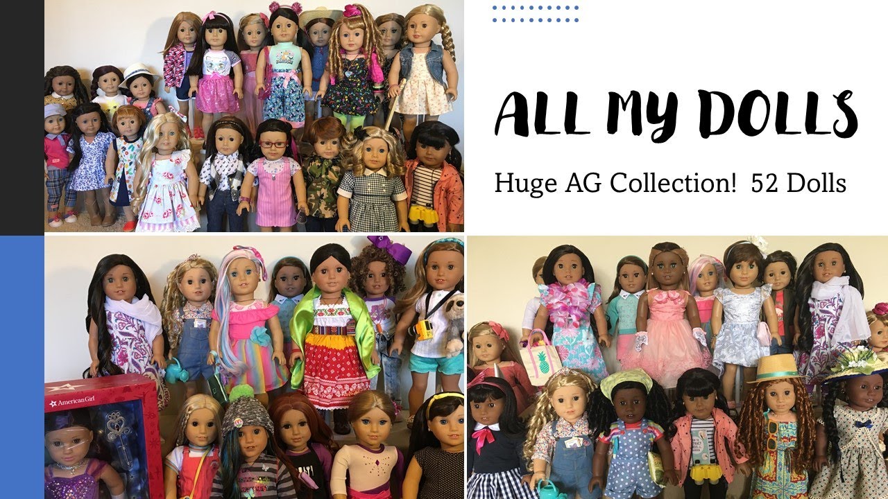 American Girl Doll All My Dolls Massive Collection Youtube